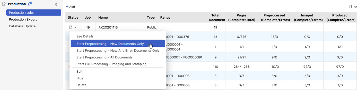 Troubleshoot a Production